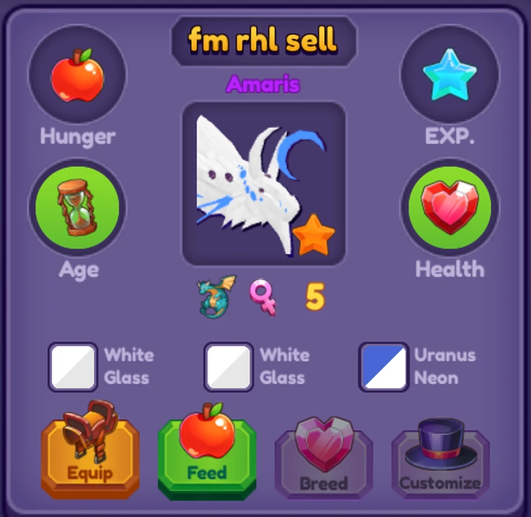 Trading a FM RHL Ama for a Leg C and Leg E potions + Color potions adds ...
