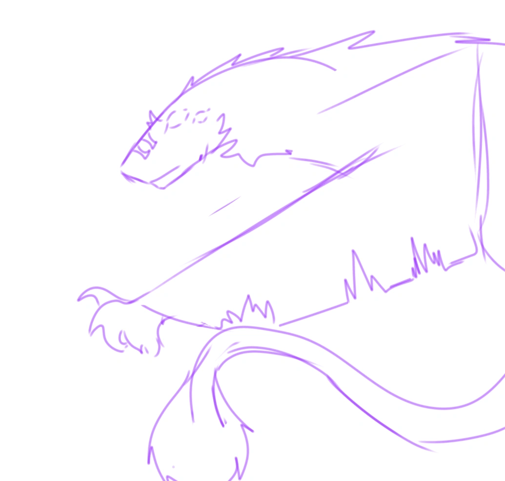 I was trying to draw a jot with zoom on and this was how it turned out ...