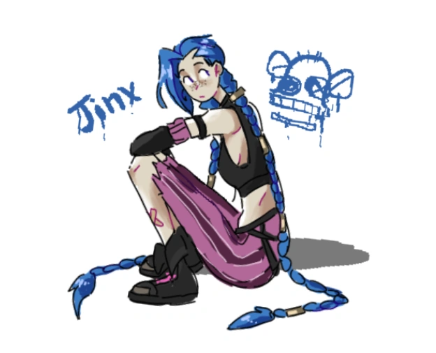 jinx doodly doodle on kleki | Fandom