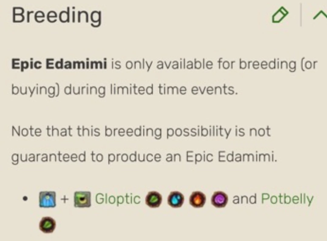 Epic Edamimi breeding combo is breaking the pattern | Fandom