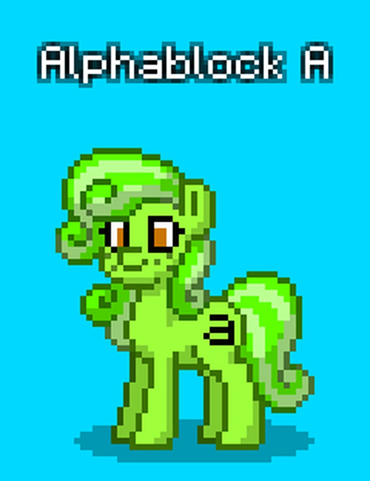 Alphablocks in Pony Town (Part 1) | Fandom