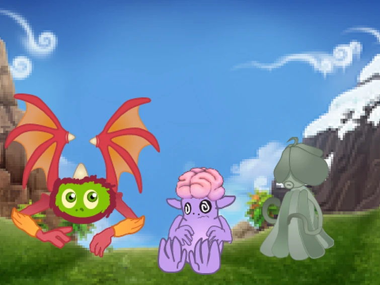 here's my designs for the baby magical monsters, im still working on ...