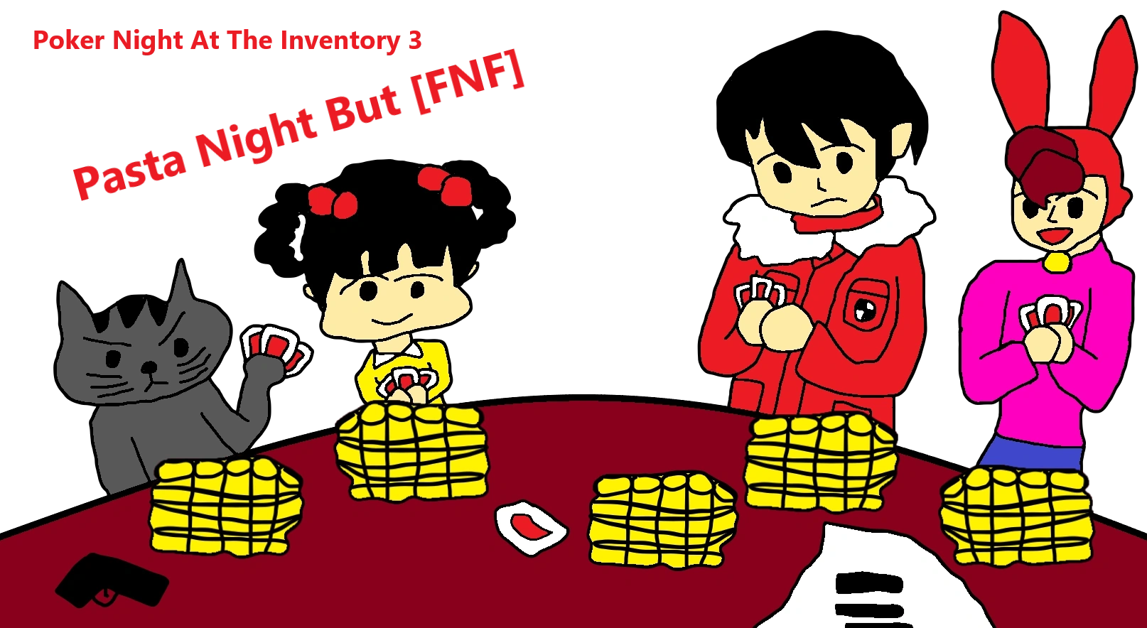 Poker Night At The Inventory 3 Korea : Pasta Night But [FNF] | Fandom