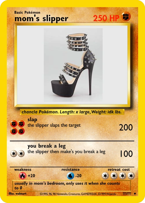 made a pokemon card | Fandom