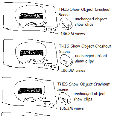 why does osc youtube look like this every time a character gets mad ...