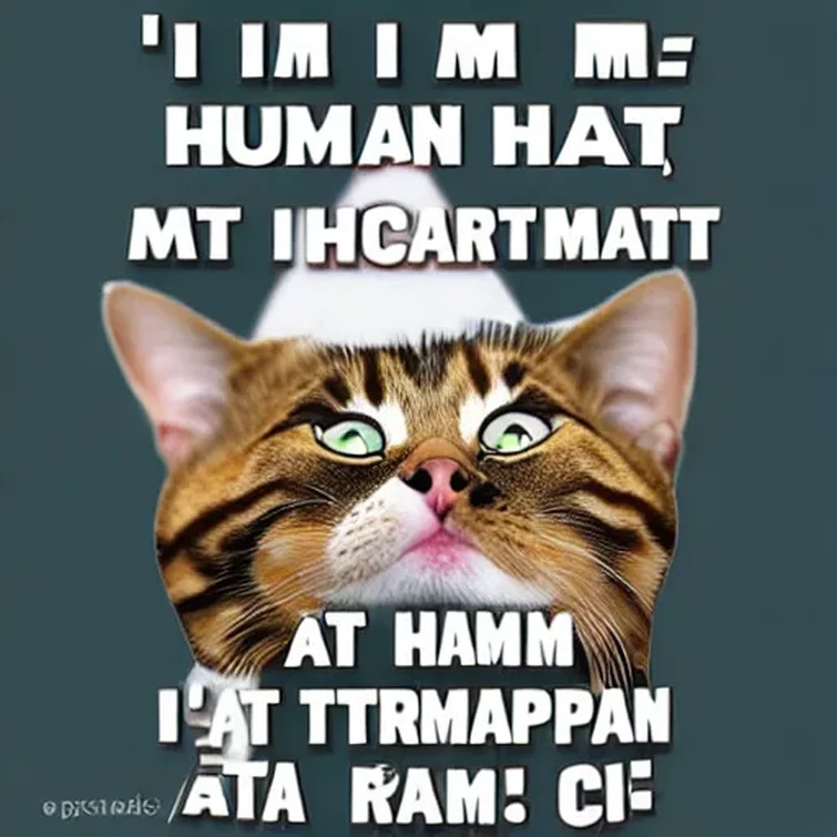 (a)i made a funny cat meme!!! | Fandom