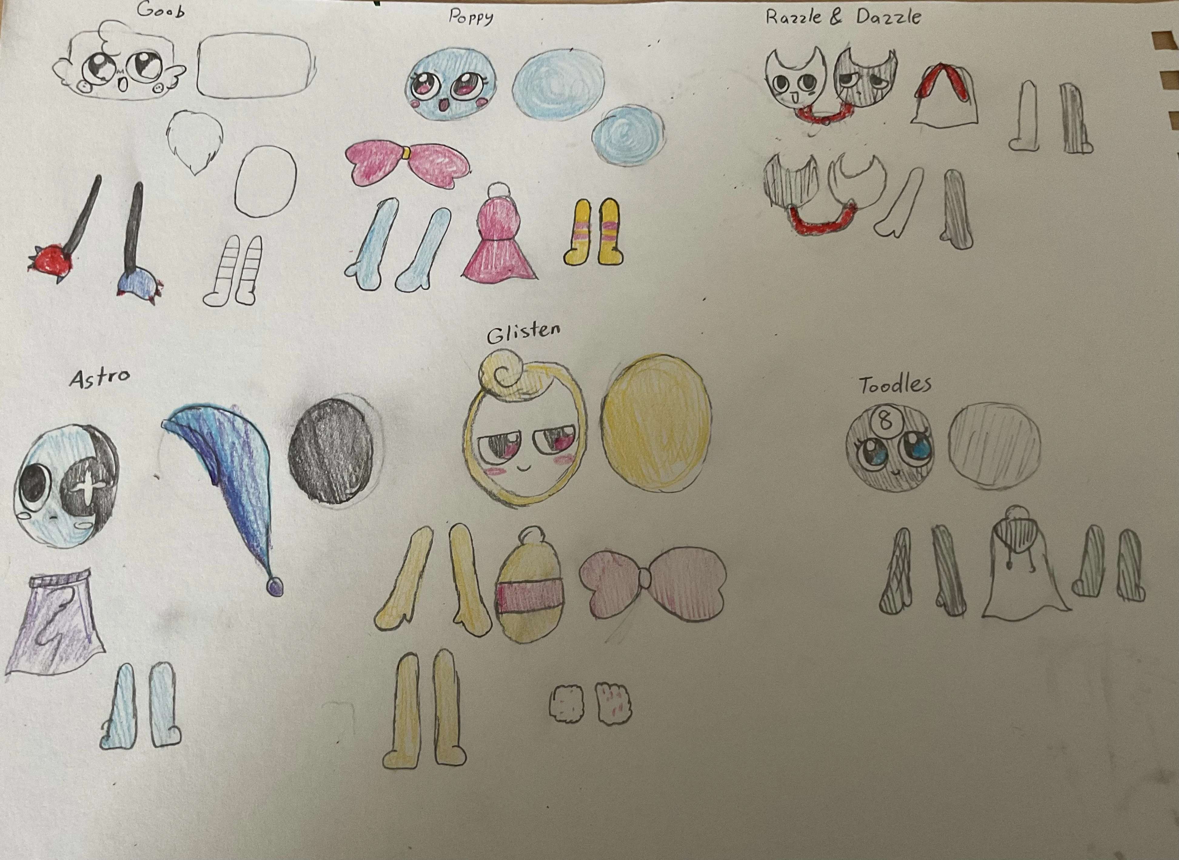 Dandy’s World Paper Dolls Set 1! (sneak peak preview) | Fandom