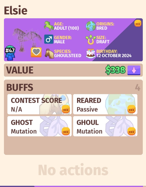 Selling/Trading this Ghoul and Ghost Mut Draft Ghoulsteed | Fandom
