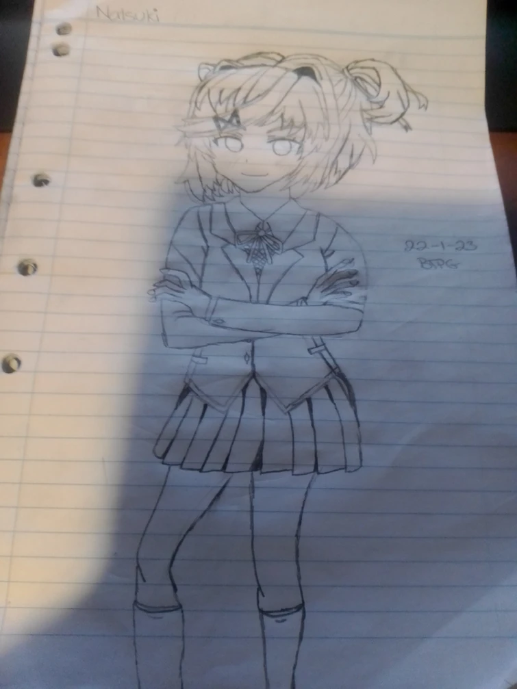 Natsuki drawing | Fandom
