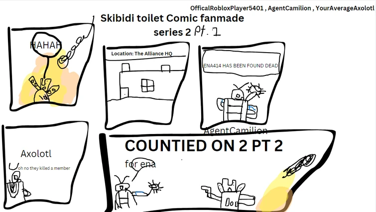 Skibidi toilet comic fanmade 2 part 1 | Fandom