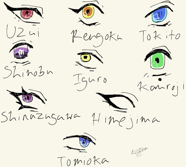 hashira eye challenge lol | Fandom