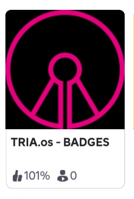 TRIA.os Badges is so peak | Fandom