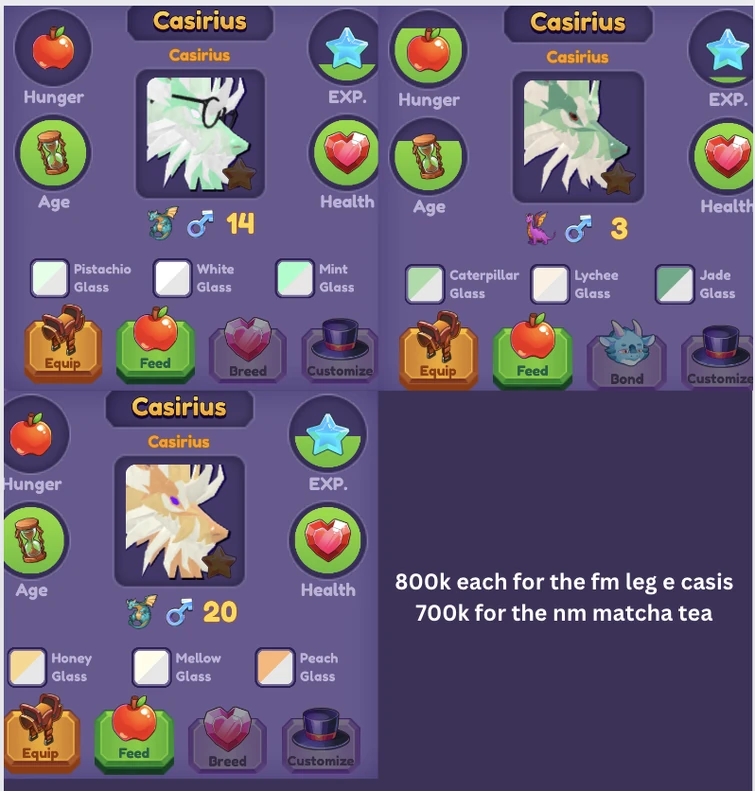 selling 3 themed casis! | Fandom