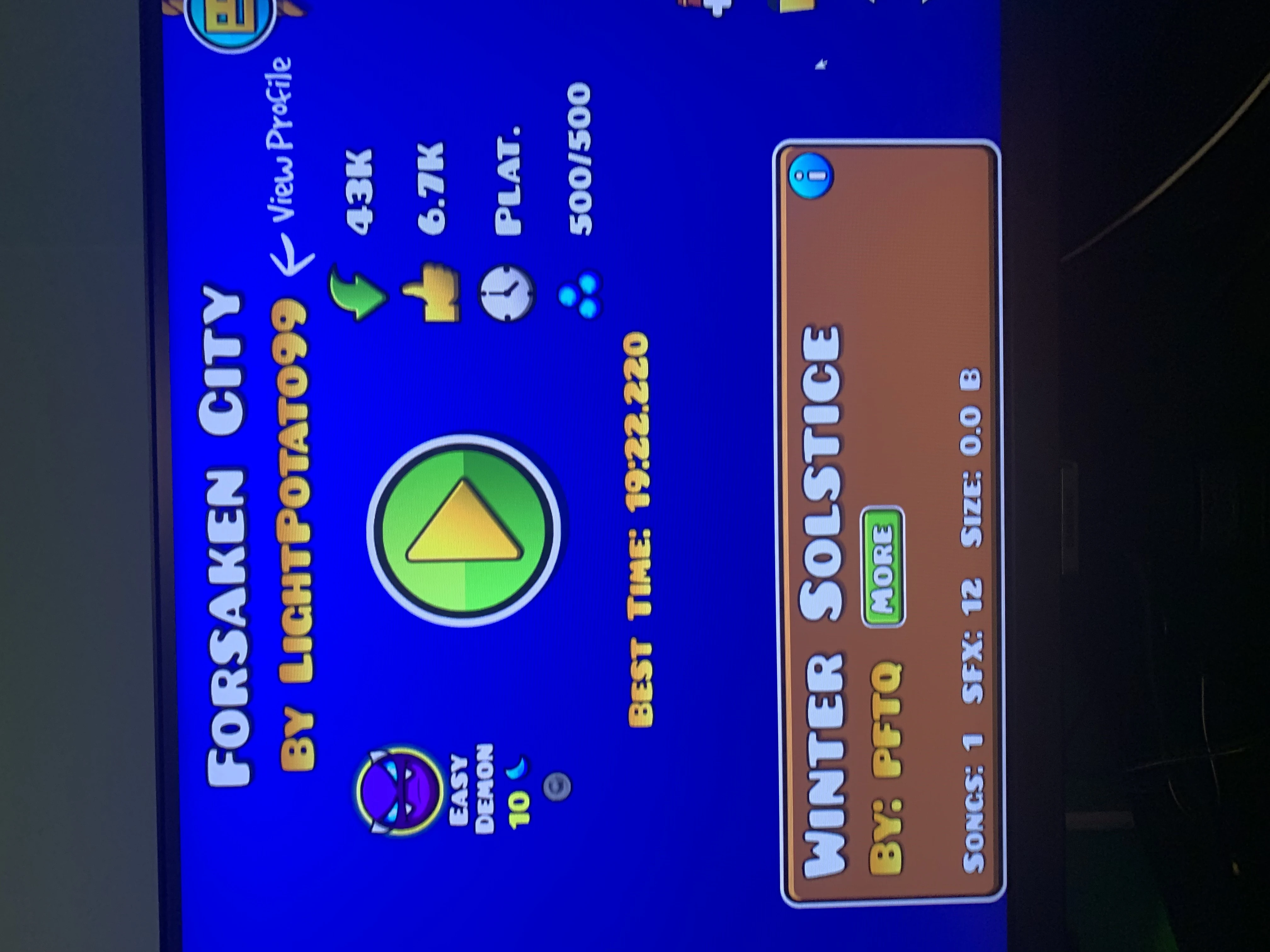 I beat both deadlocked and my first demon platformer | Fandom