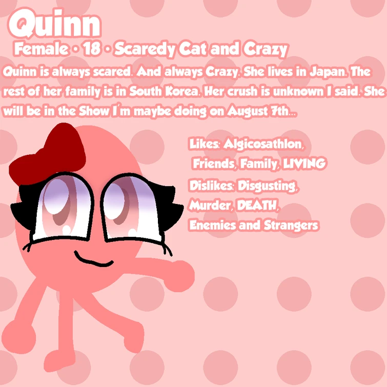 Reference Sheet Of my Oc Quinn | Fandom