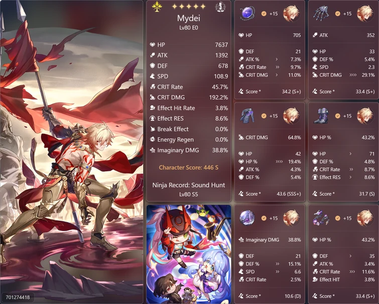 Anyone willing to share their mydei build? | Fandom