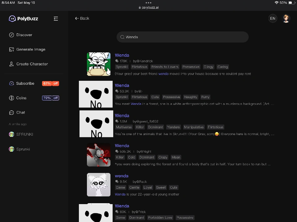 Day 1 of gambling random bots on pollybuzz.ai | Fandom