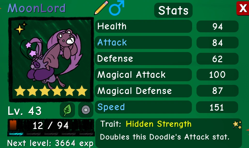 my new doodle i chained (swapped skadean for this since i didnt have an ...