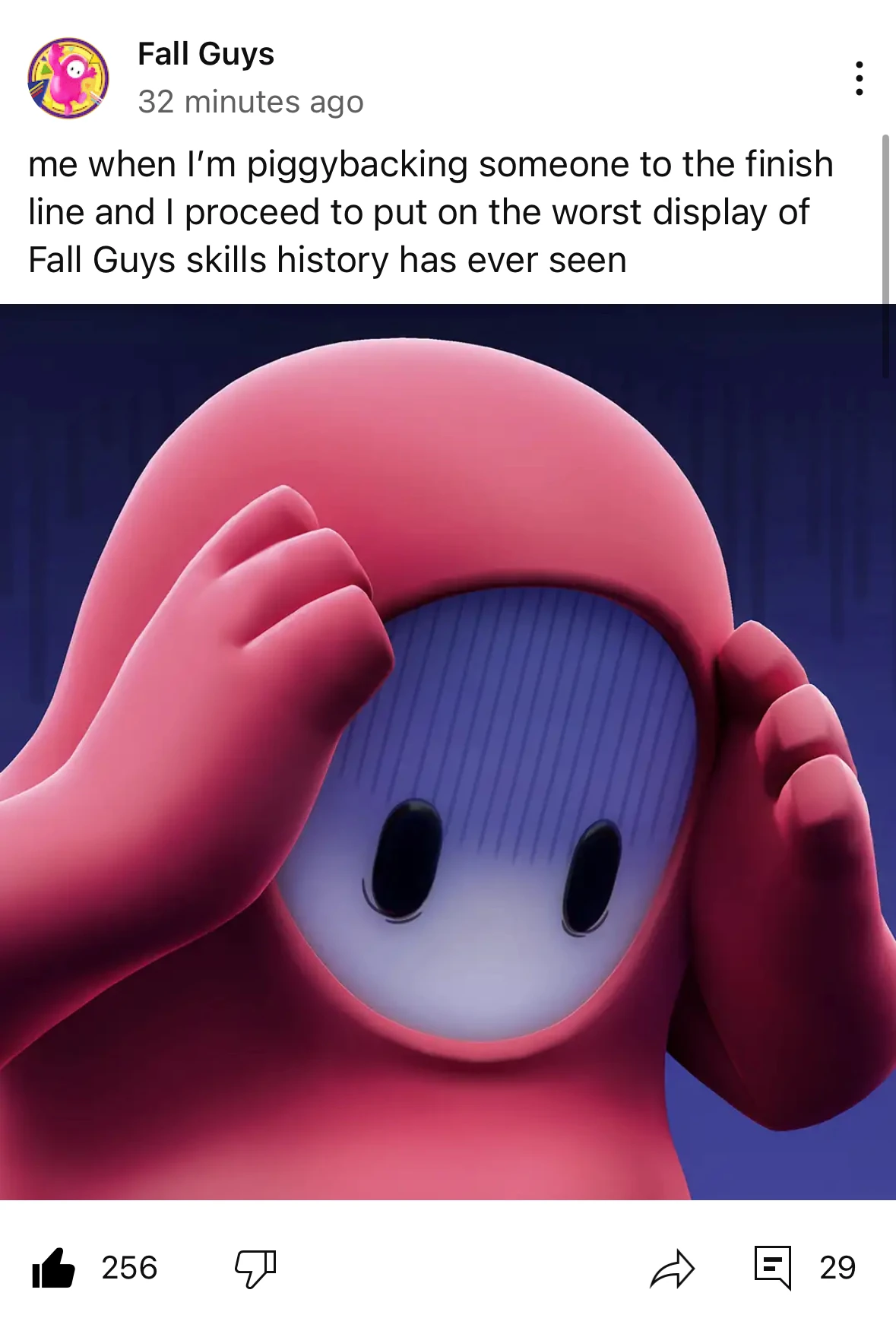 Fall Guys is now posting memes and I am here and there for it. | Fandom