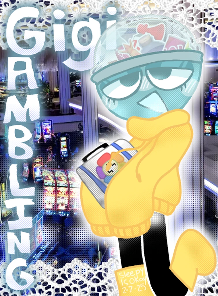 99.9% of gamblers quit before they hit big !! (Day 2 of drawing toons to improve art) | Fandom