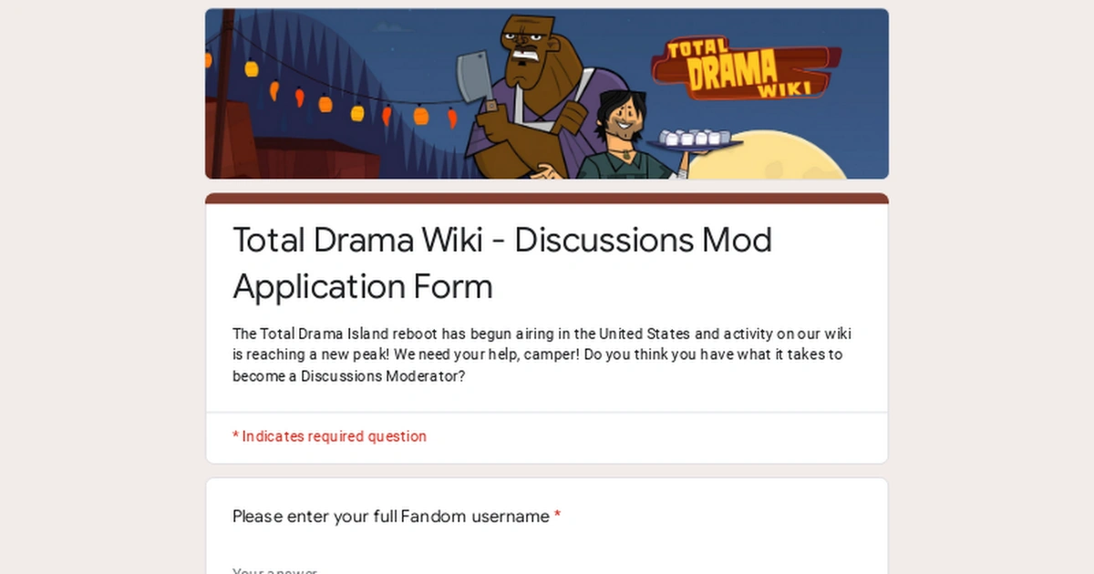 Discussions Moderator Applications | Fandom