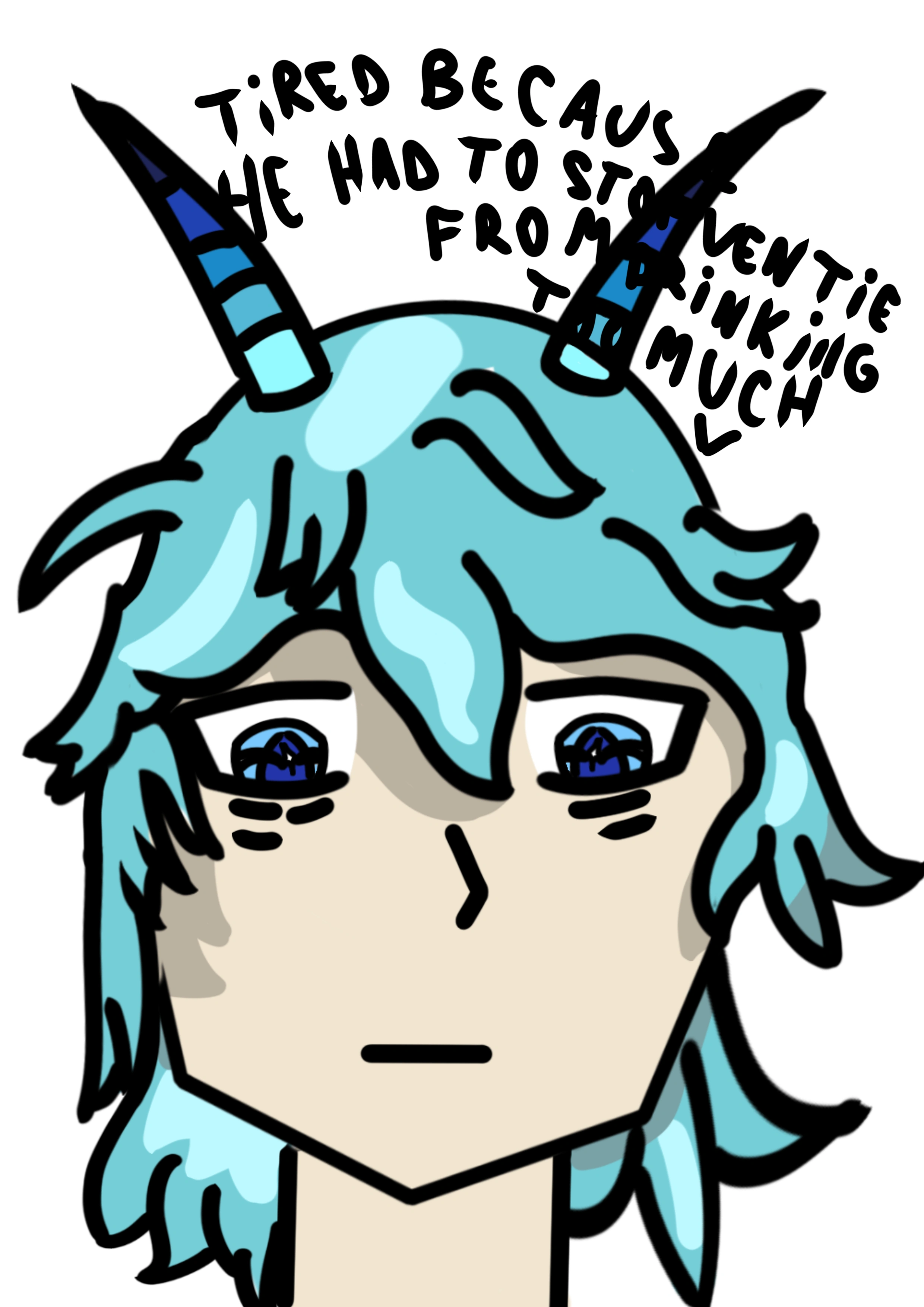 I tried to make Dvalin a human form. (Head and bad drawing) | Fandom