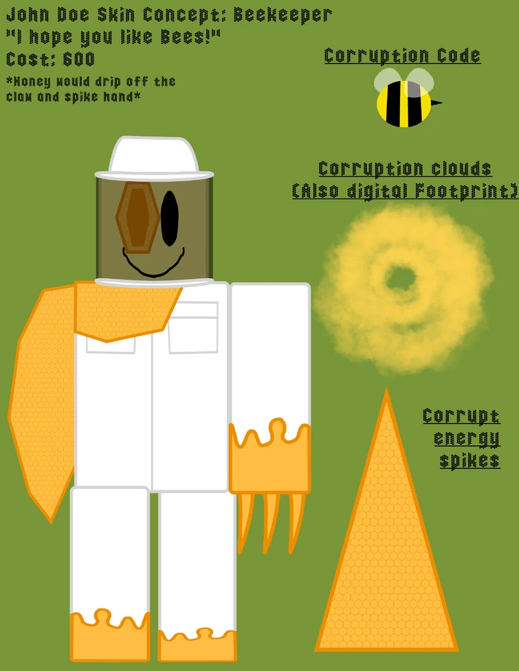 Beekeeper John Doe Skin Concept | Fandom
