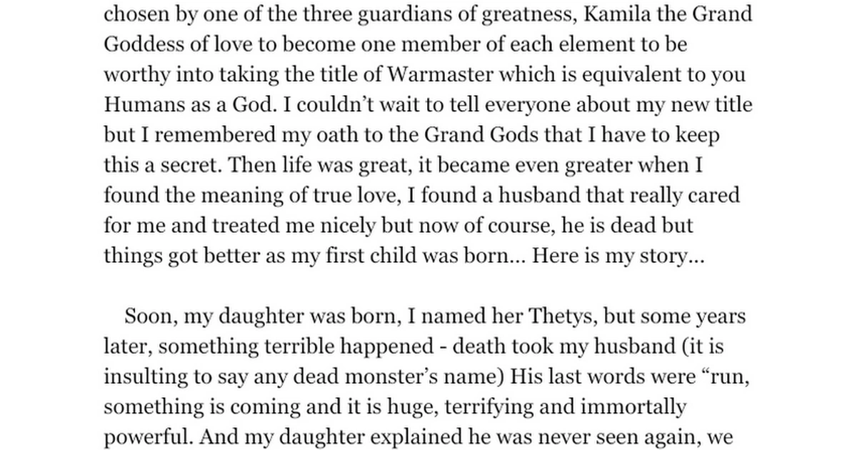 Reposting the google docs for everyone to see | Fandom