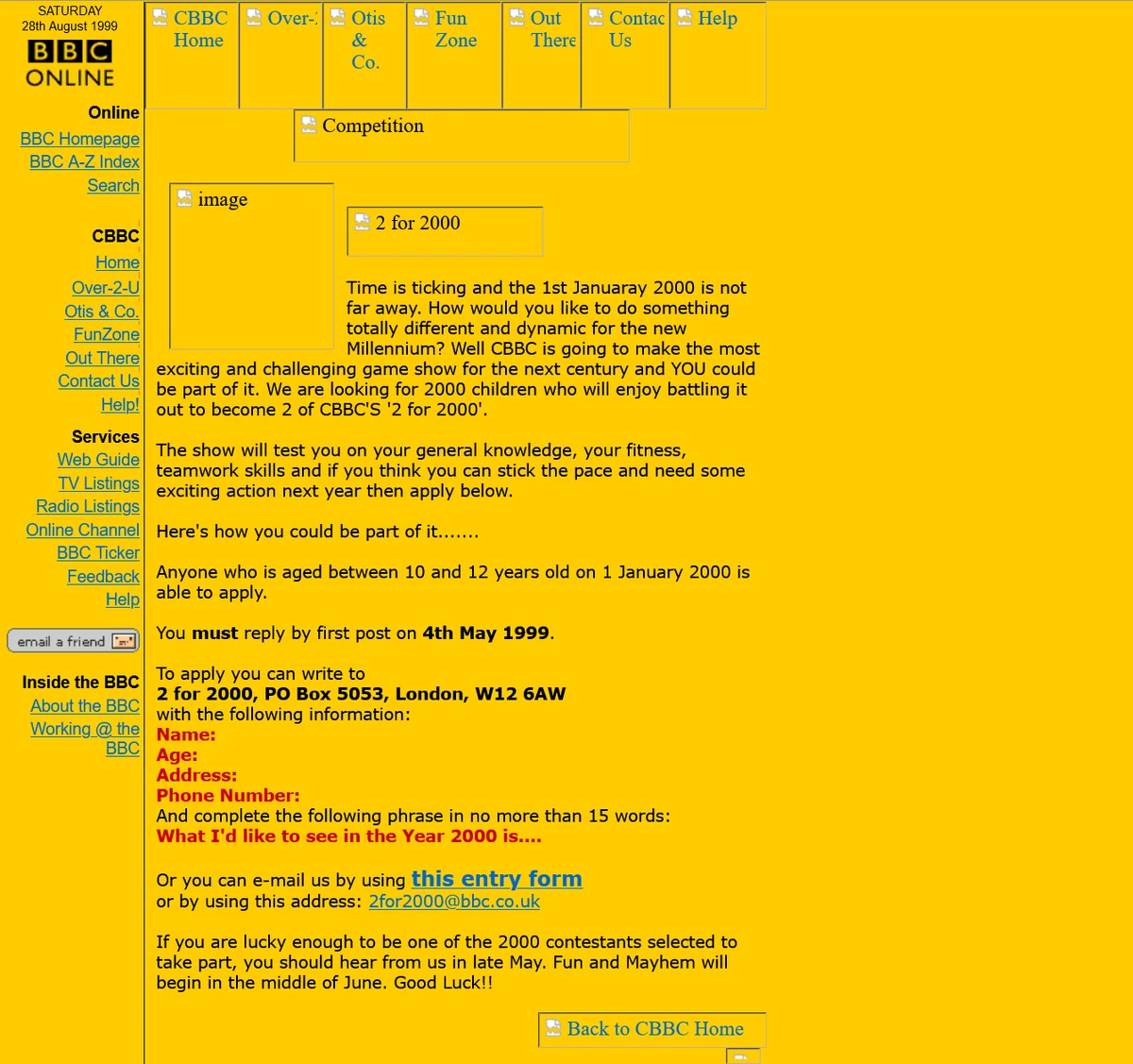 2 for 2000 | CBBC | Fandom