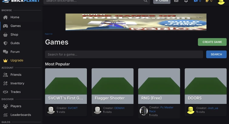 I experienced Old Roblox :D (i mean the ad btw not this Roblox ripoff ...