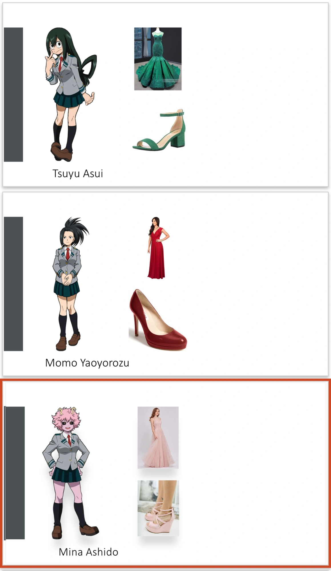 Class 1-A girls in formal wear.👗 👠 | Fandom