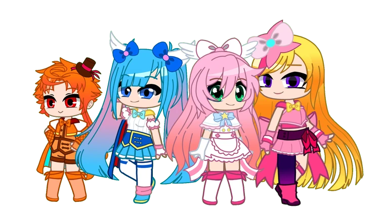 All 4 Hirogaru Sky Cures in Gacha Club | Fandom