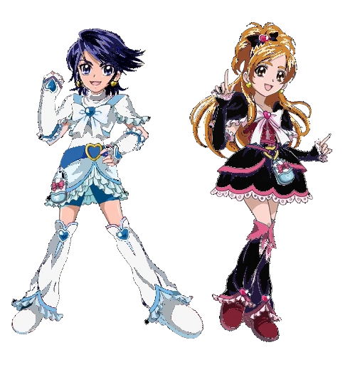 Color swap with cure black and cure white | Fandom