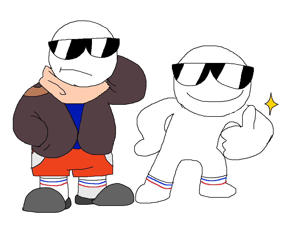 alt outfit sock and classic sock in MS paint | Fandom