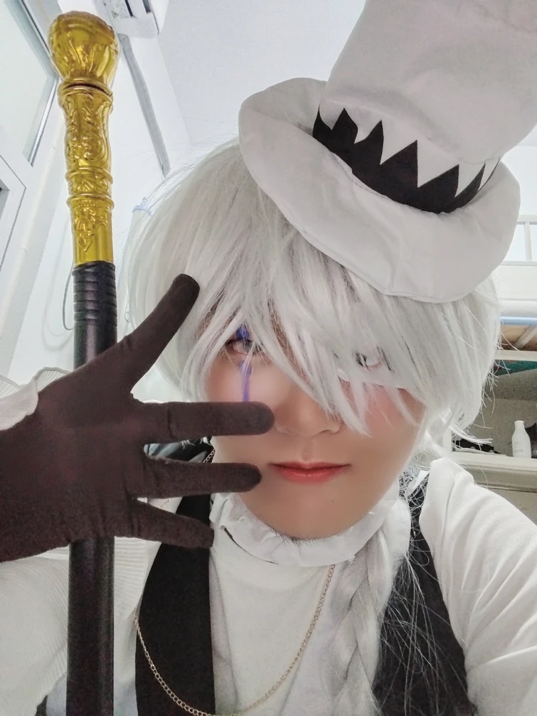 Me cosplaying Nikolai again(the scar is on) | Fandom