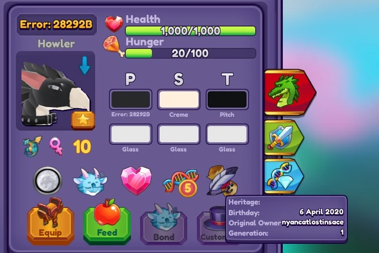 lf error colors | Fandom