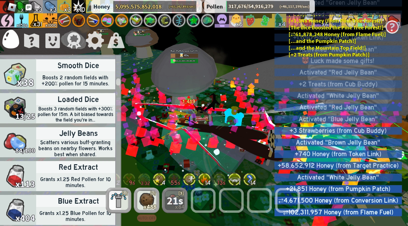 2nd time reaching level 20 puffshroom in a solo run | Fandom