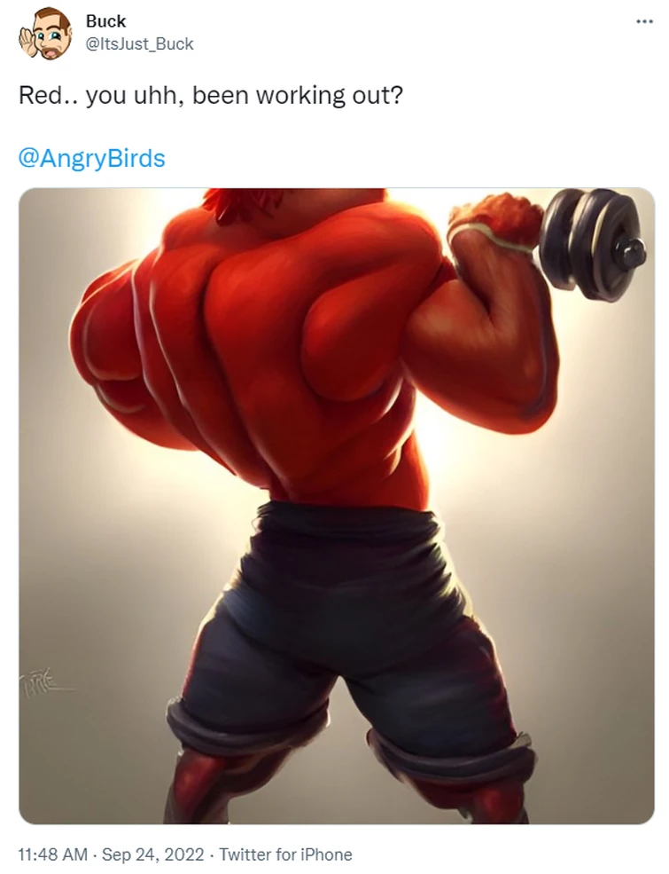 Buck posts Furry Art of Red on Twitter? | Fandom