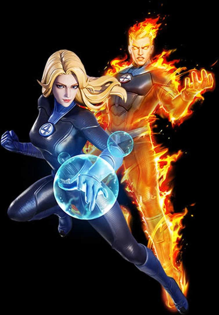 Sibling Fighter: Crystal & Medusa vs Invisible Woman & Human Torch | Fandom