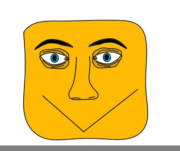 Hey, I re-did the noob face that I usually draw. | Fandom