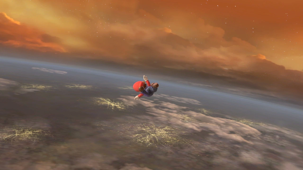 Mario Is Falling From The Sky From Being Defeated By Bowser | Fandom