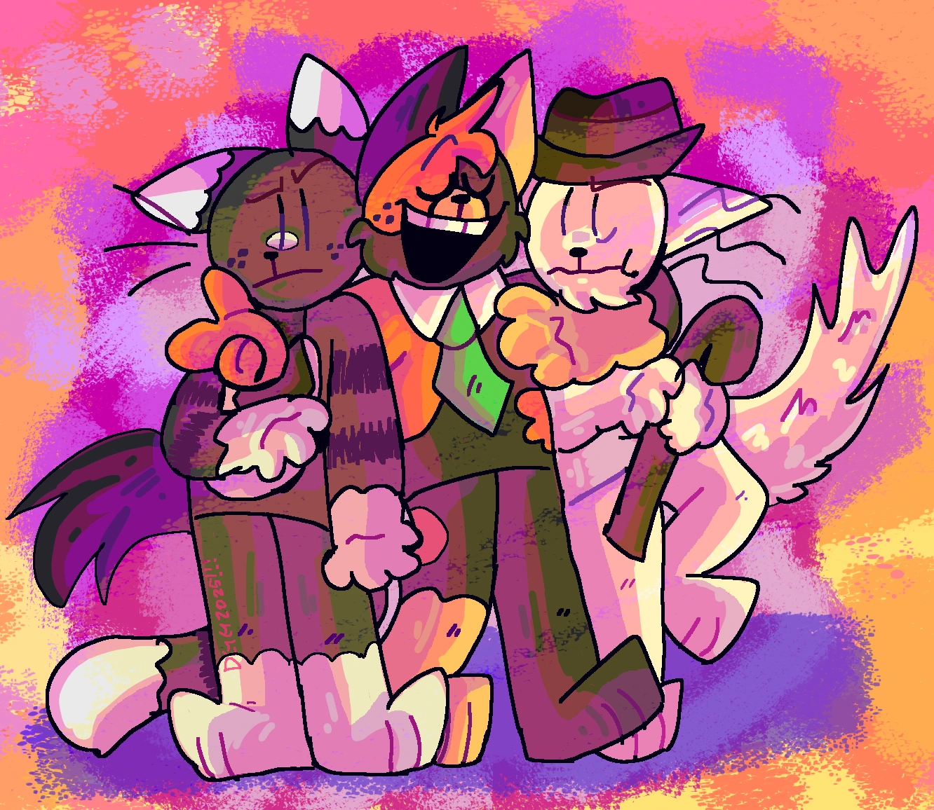 Dogman OC Fanart I made for 2 people on sketchers united | Fandom