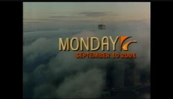 September 10, 2001 | CBS Broadcast Archives Wiki | Fandom