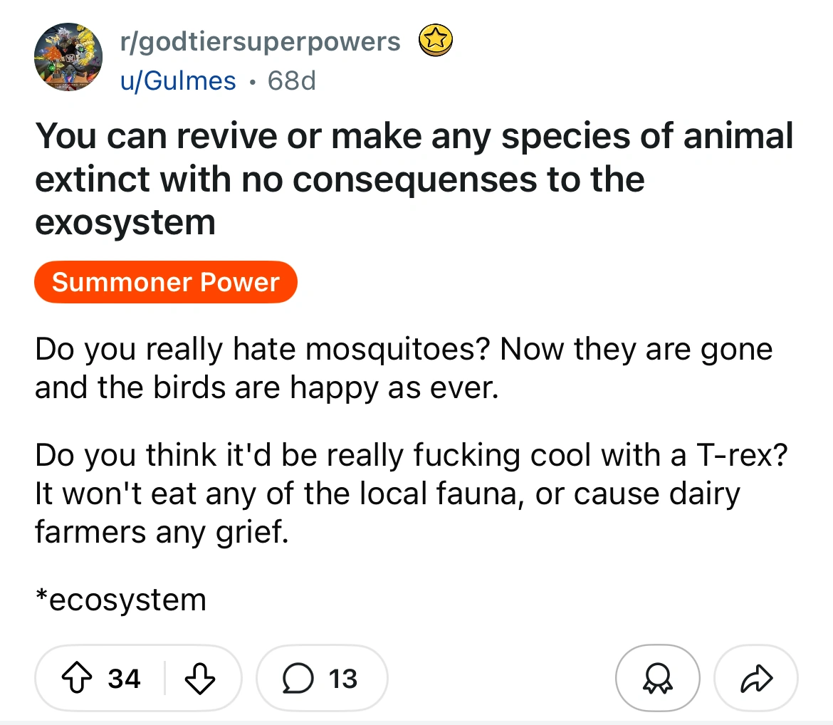 What extinct animal would you revive? | Fandom