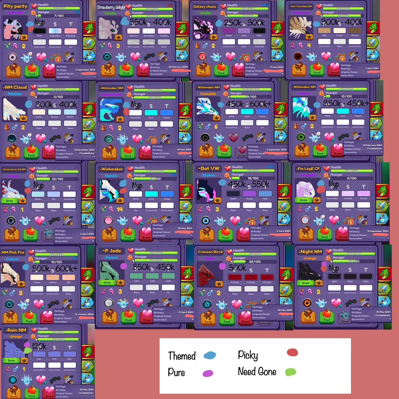 Selling all of my themed bees and other dragons! | Fandom