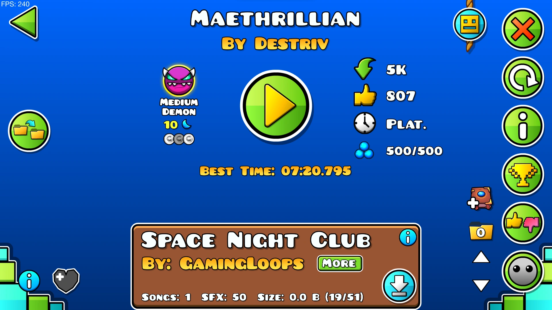 I beat my 3rd platformer demon and 3rd medium demon after mechanical ...