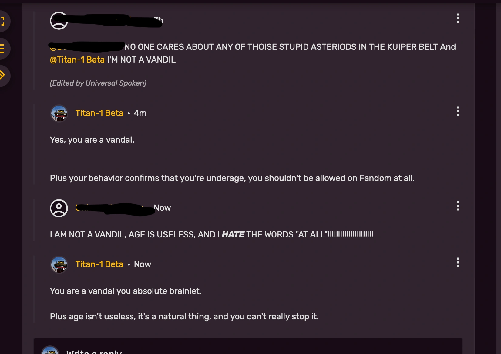 When will this nut job stop.. | Fandom