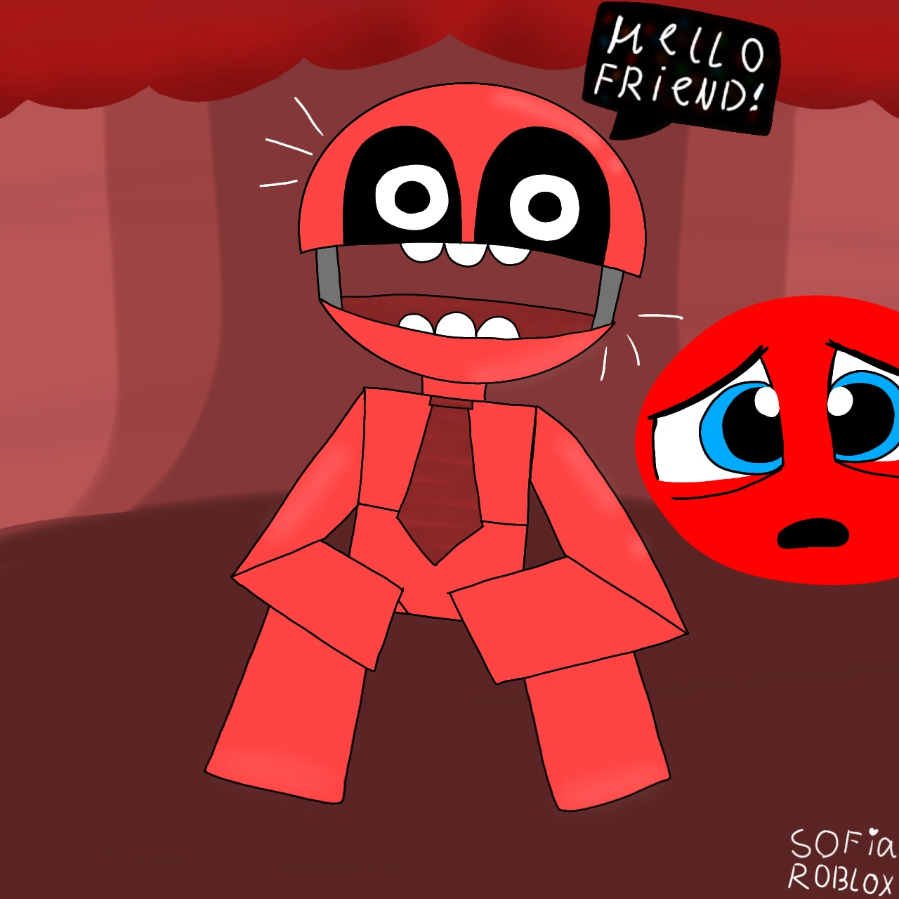 I love Reddy so mush, he is my most favorite NPC from Regretevator and ...