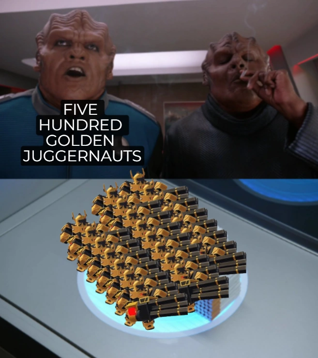Five Hundred Golden Juggernauts | Fandom