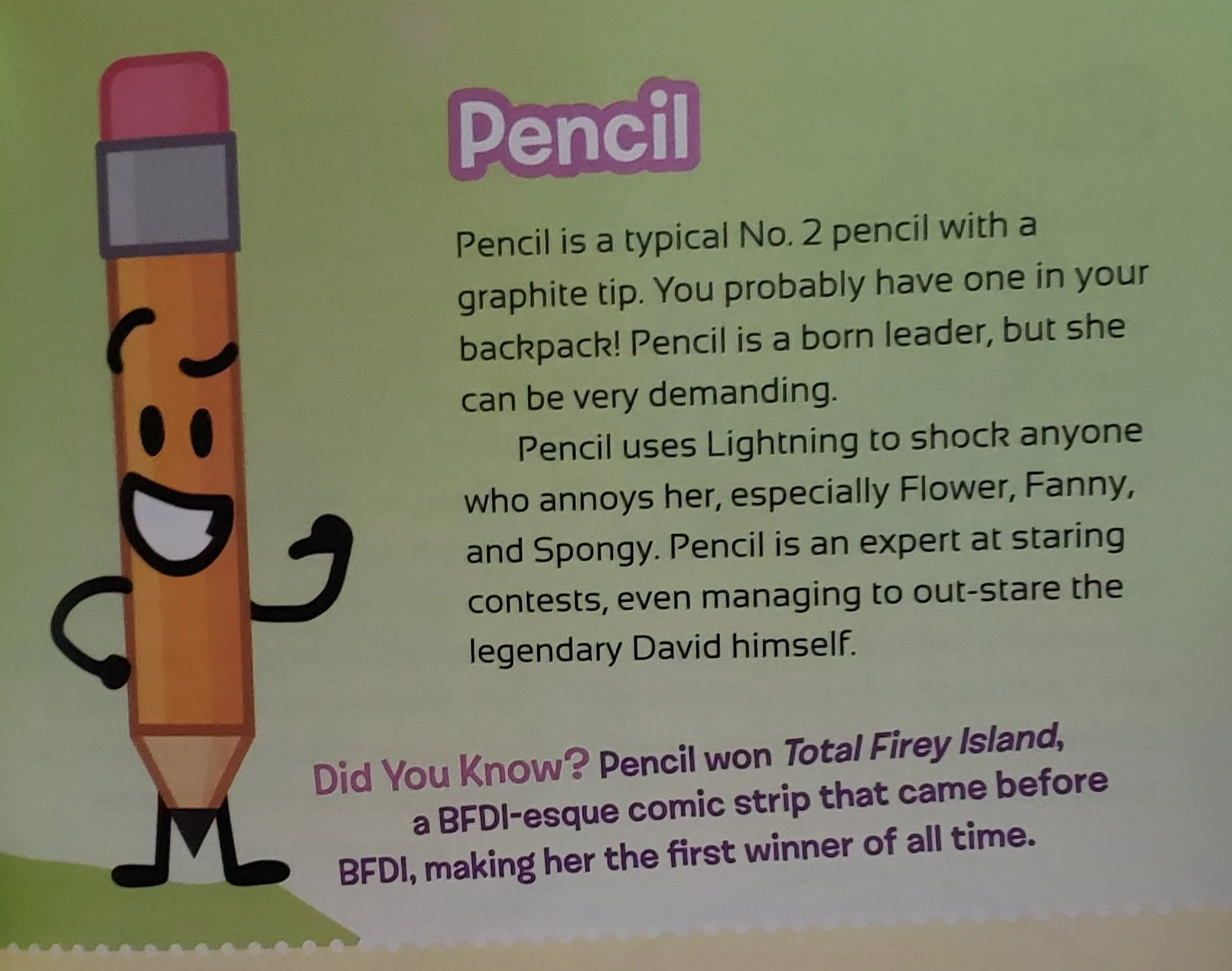 BFB Official Character Guide! | Fandom